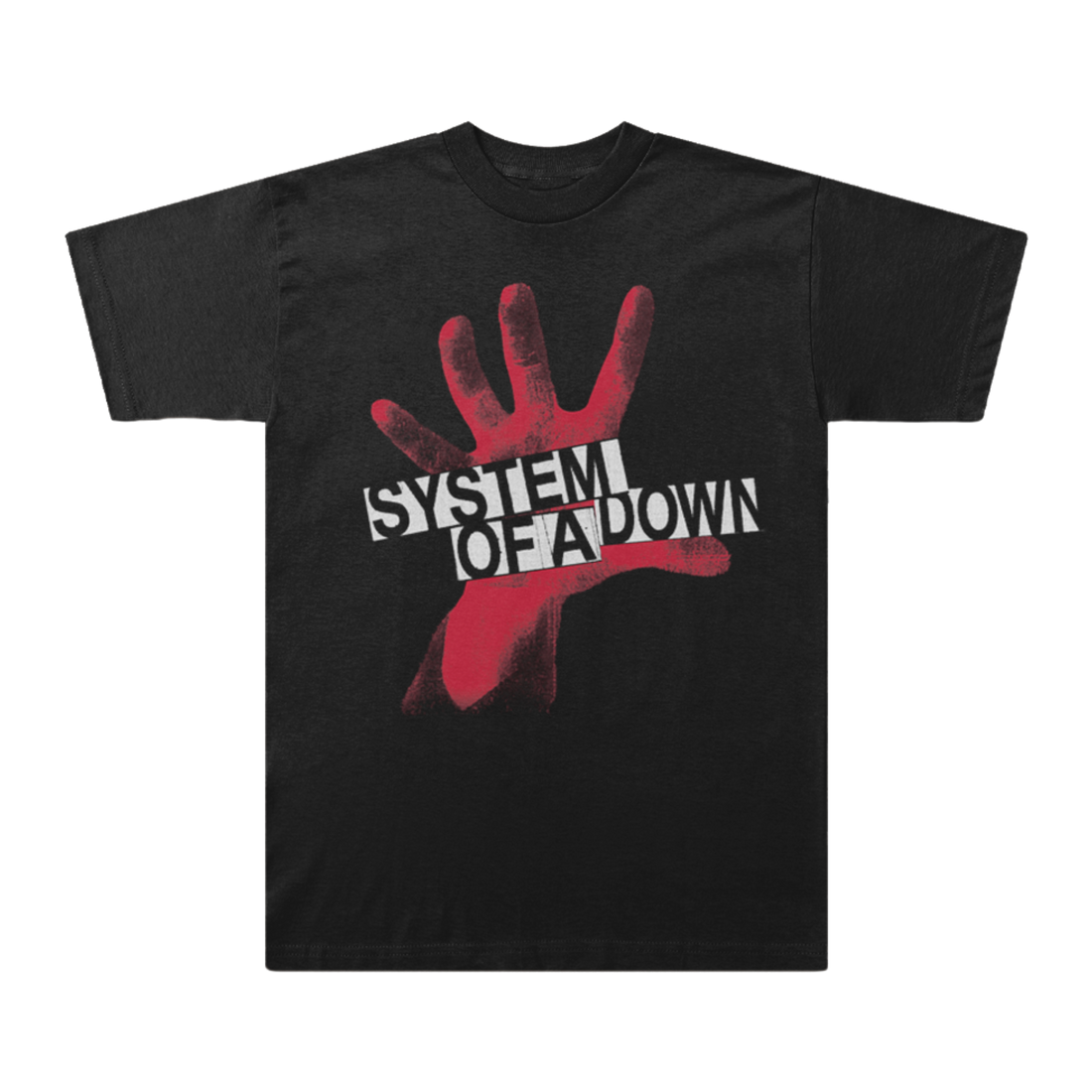 Self Titled Red Hand Logo T-Shirt – System of a Down